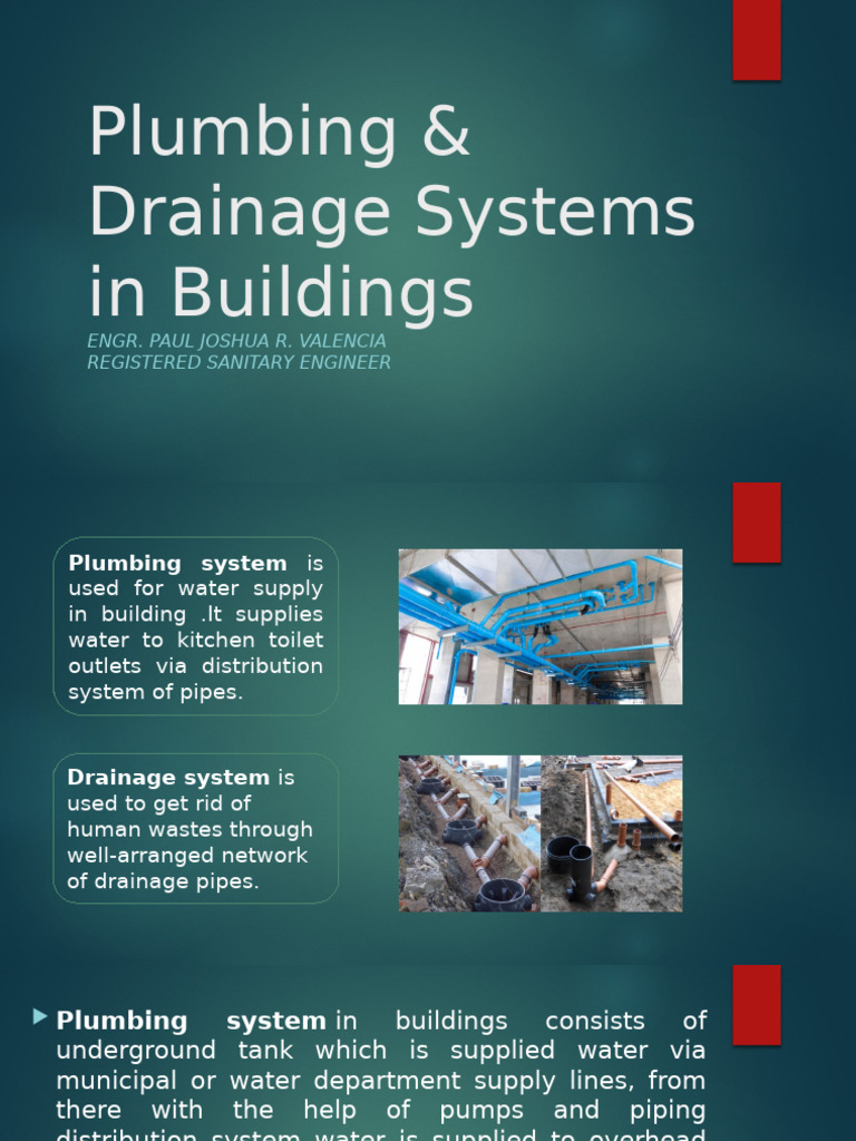 Lesson 3 Plumbing Drainage Systems in Buildings | PDF