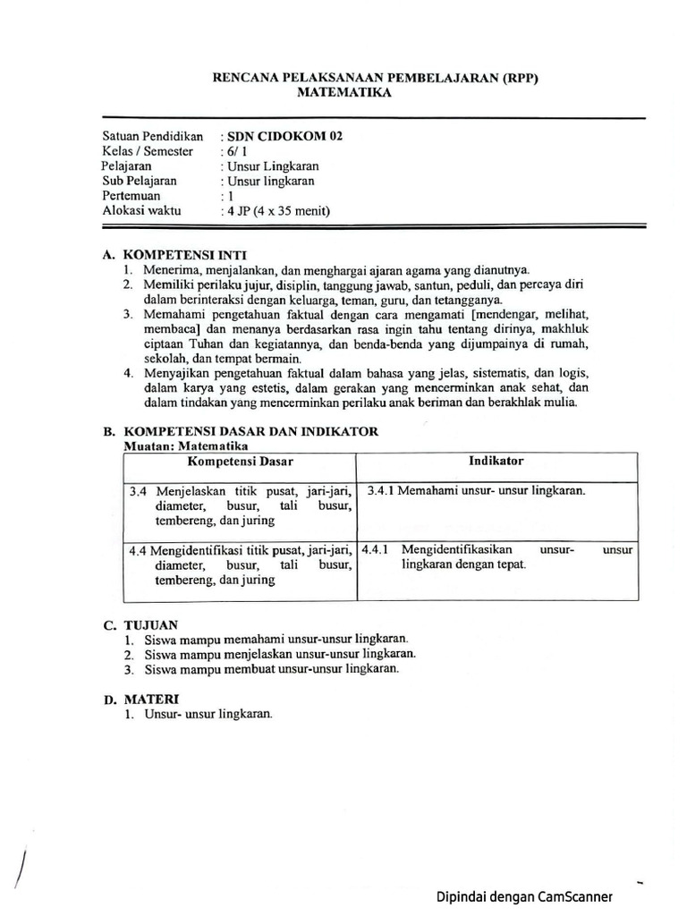 LKPD Matematika Kls 6 | PDF