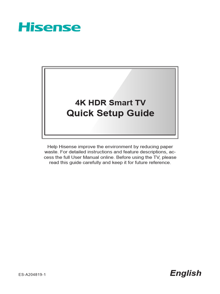 75U6G Quick Setup Guide | PDF