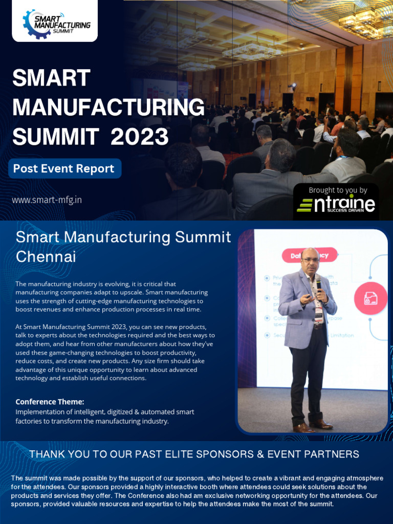 Smart Manufacturing Summit Post Event Report | PDF