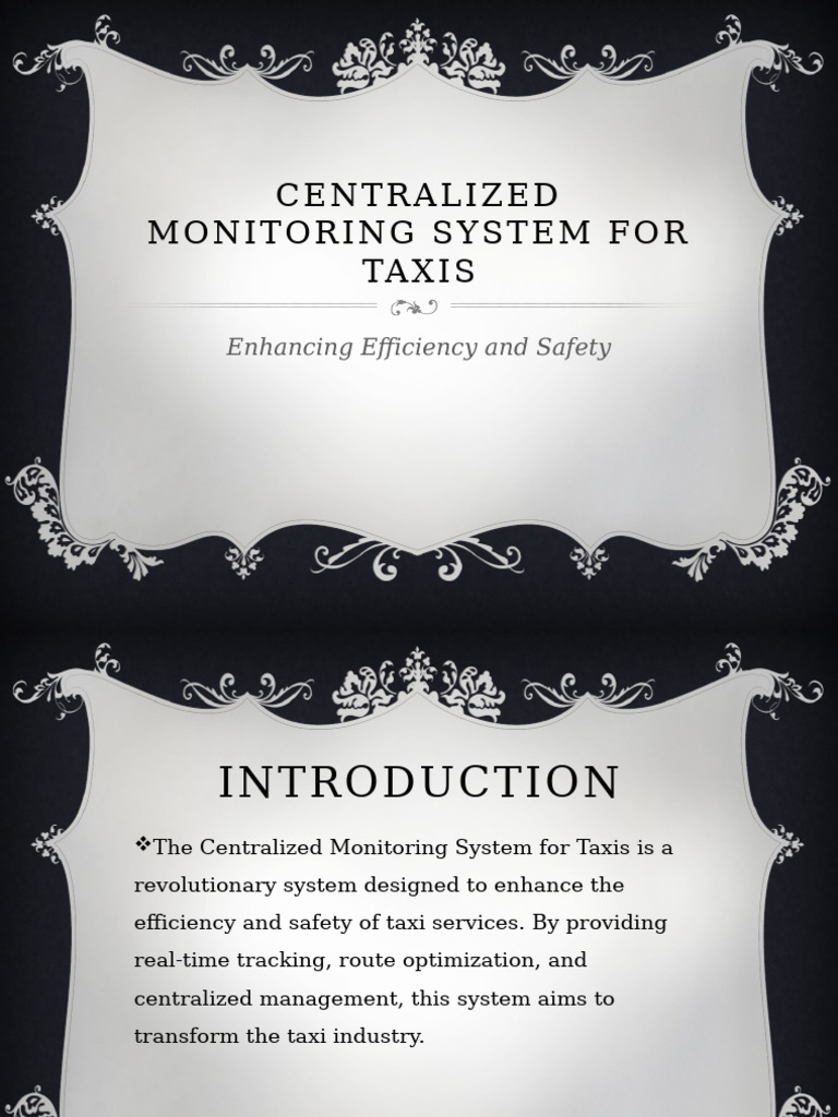 Centralized Monitoring System For Taxis | PDF