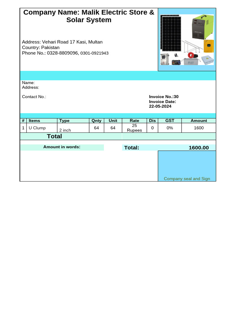 Solar Quotation Format 04 New | PDF