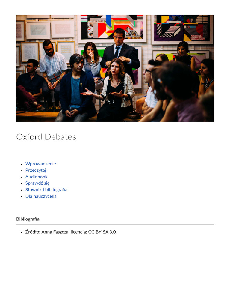 Oxford Debates | PDF