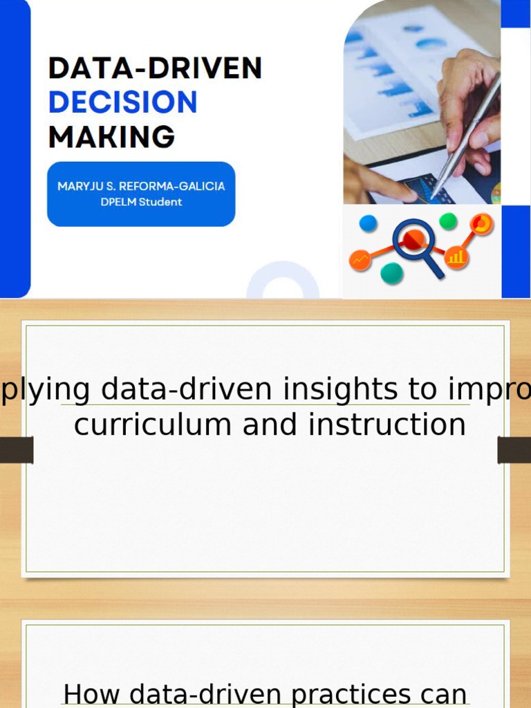 Data Driven Decision Making | PDF