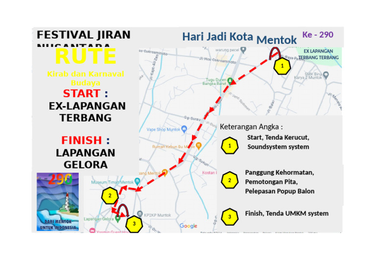 Rute Lomba Karnaval Budaya | PDF