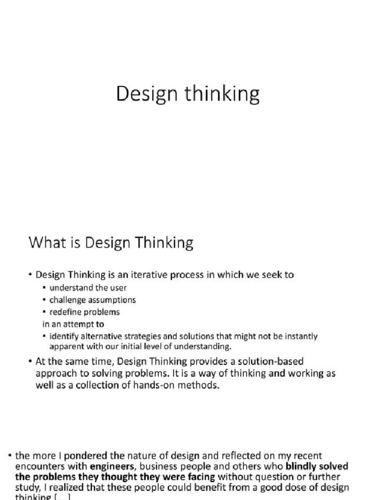 Design Thinking | PDF