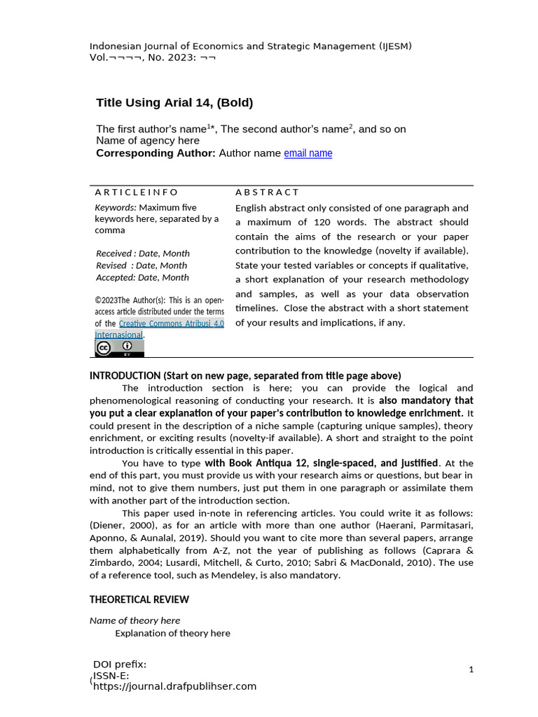 Template IJESM Jurnal | PDF