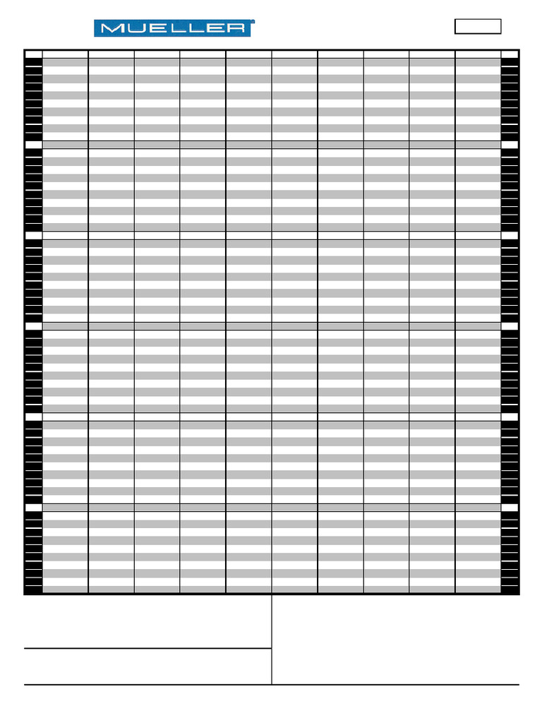 Mueller Calibration Chart O-400 | PDF