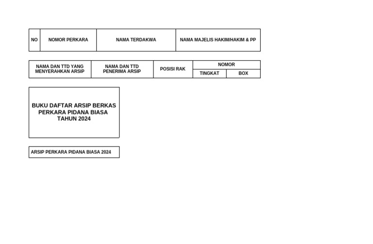 Buku Bantu Register Arsip | PDF