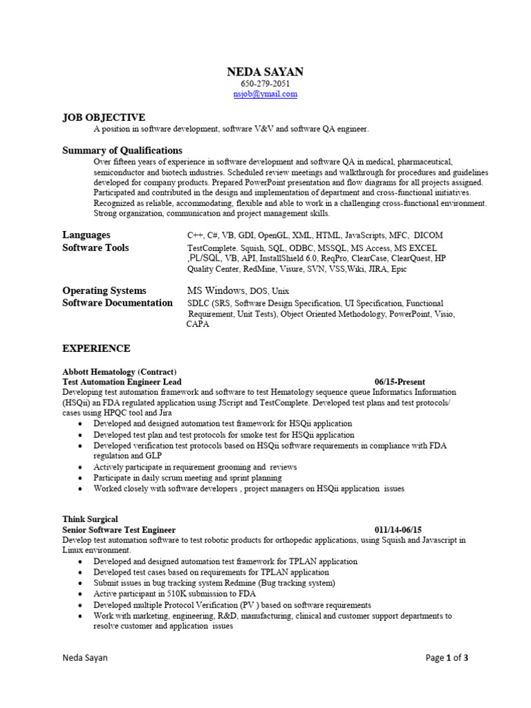 Resume Template | PDF