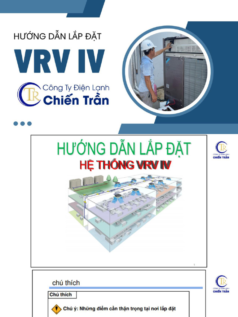 Huong Dan Lap Dat He Thong VRV IV Dien Lanh Chien Tran | PDF