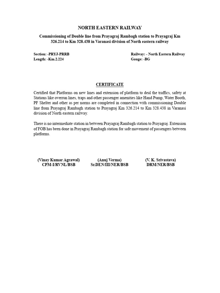 Certificate PRRB-PRYJ R1 | PDF