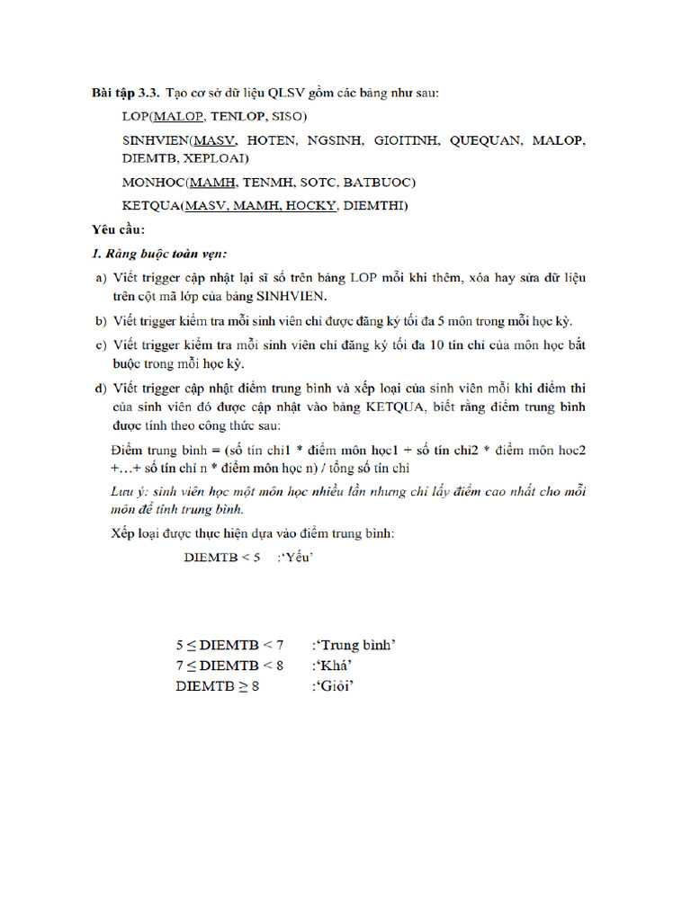 Bai1 Buoi 7 Trigger | PDF