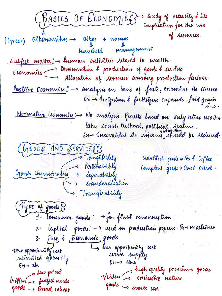 Economics Handwritten L (1-37) | PDF