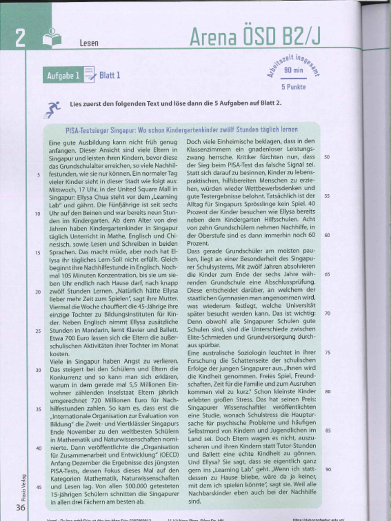 Arena B2-35-40 LESEN 1 | PDF