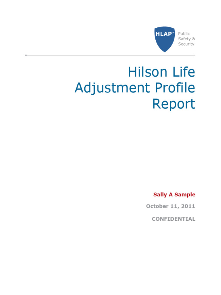 PAN HLAP Sample Report | PDF