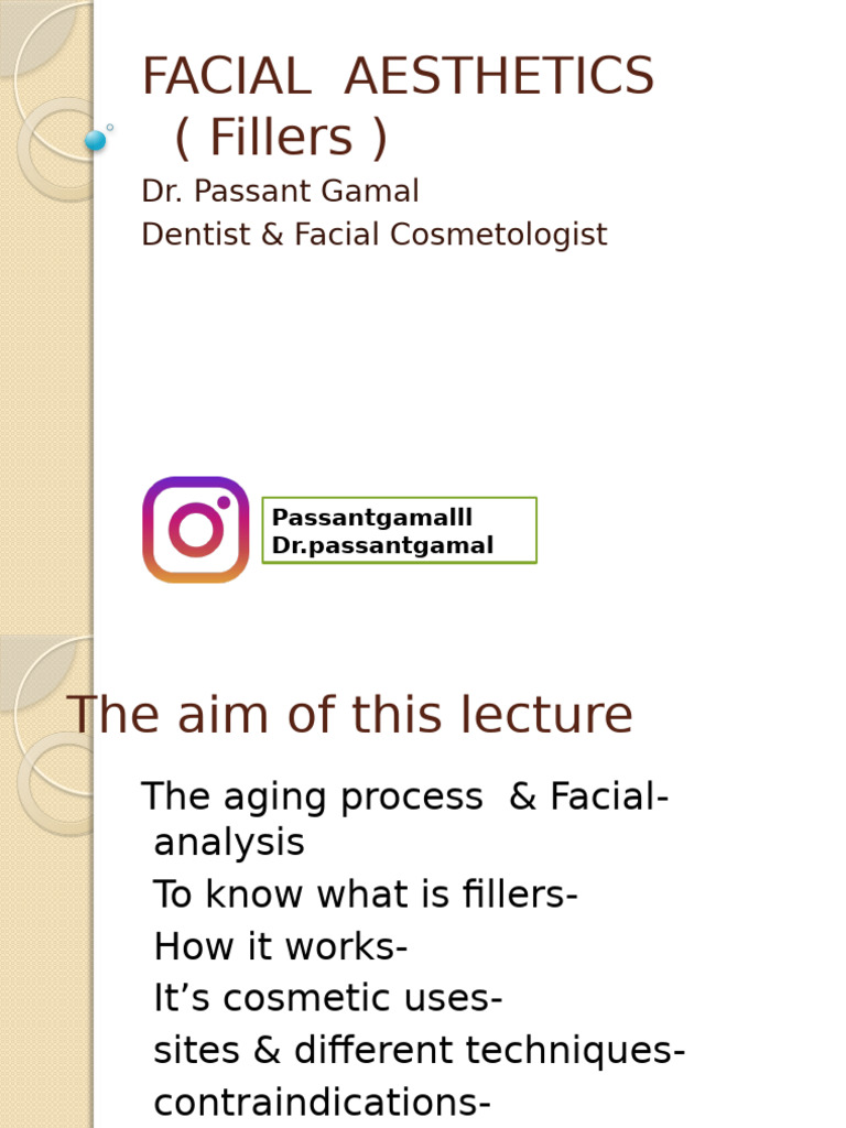 Facial Aesthetics Fillers | PDF