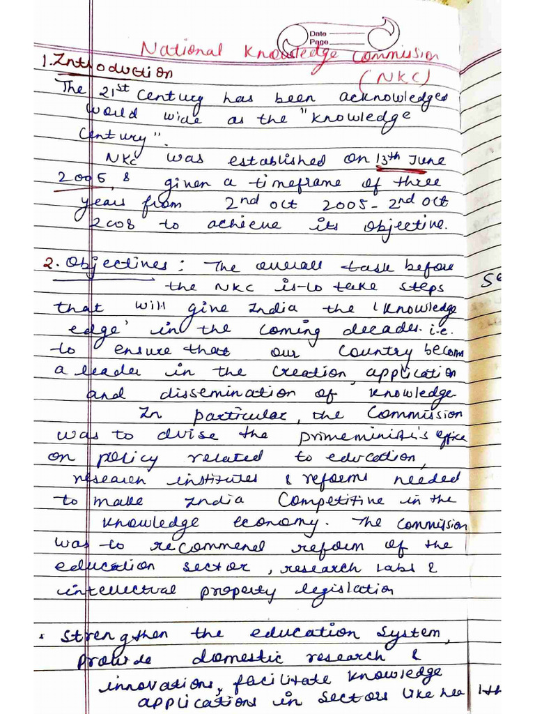 National Knowledge Commission | PDF