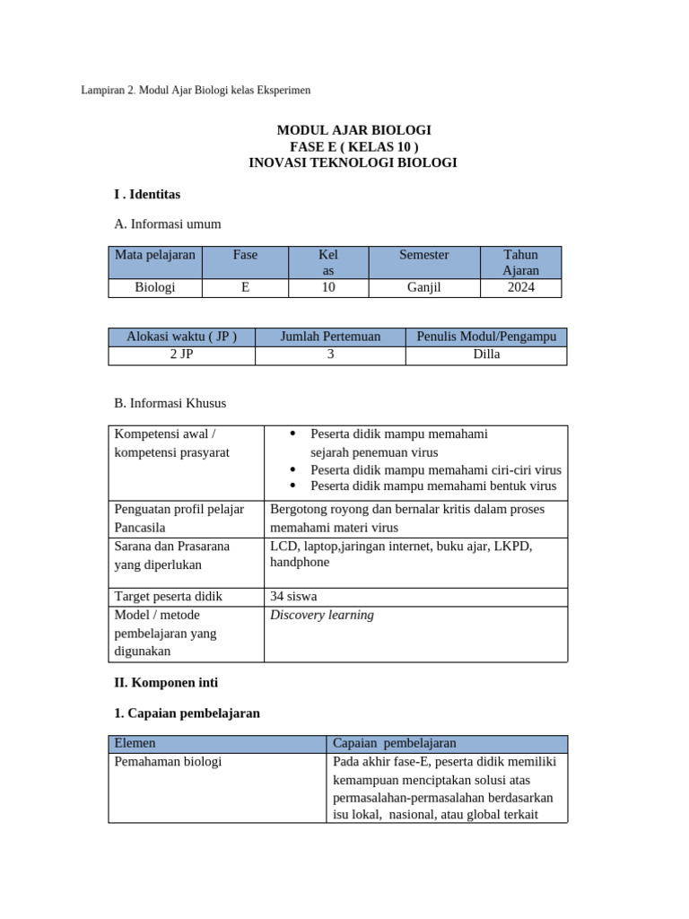 MODUL Validasi DILLA | PDF