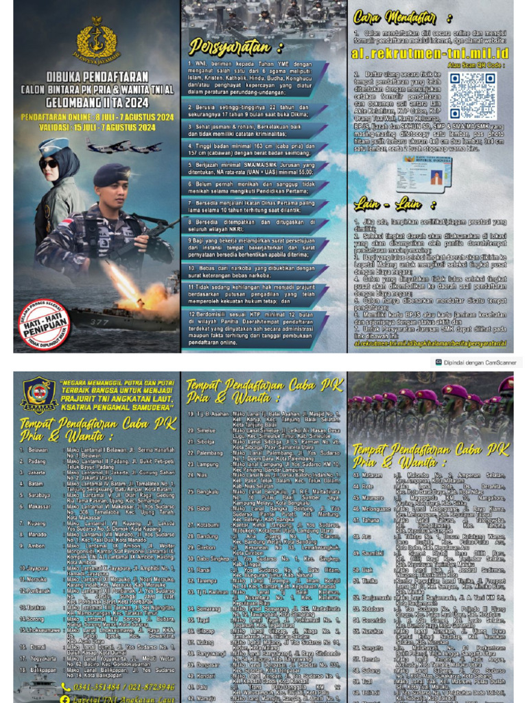 Brosur Caba & Cata Gel II TA 2024 | PDF