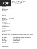 PHHS Staff Directory 2024/25 | PDF | Qualifications | Academic Degree