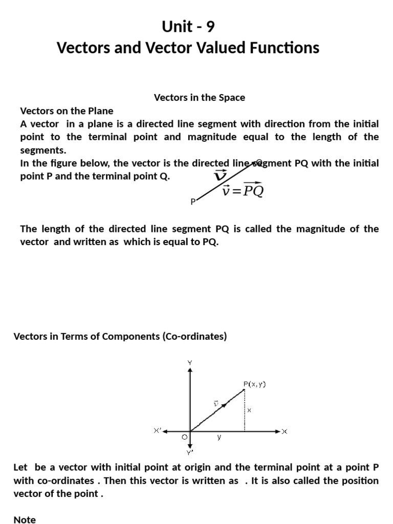 Vectors | PDF