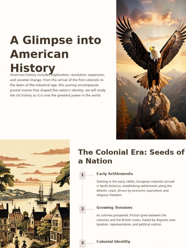 Glimpse Into American History | PDF