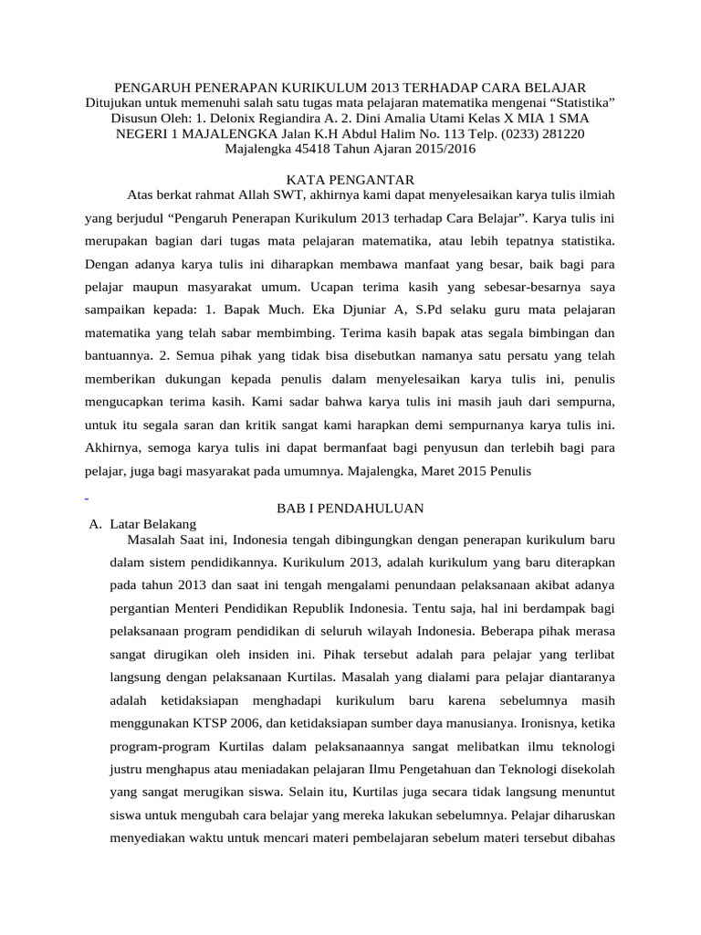 Contoh Proposal 2 | PDF