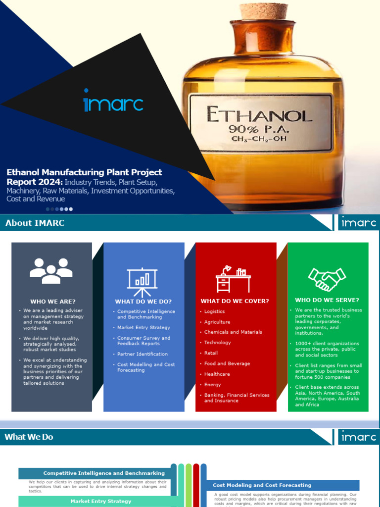 Sample - Ethanol Manufacturing Plant Project Report - IMARC | PDF