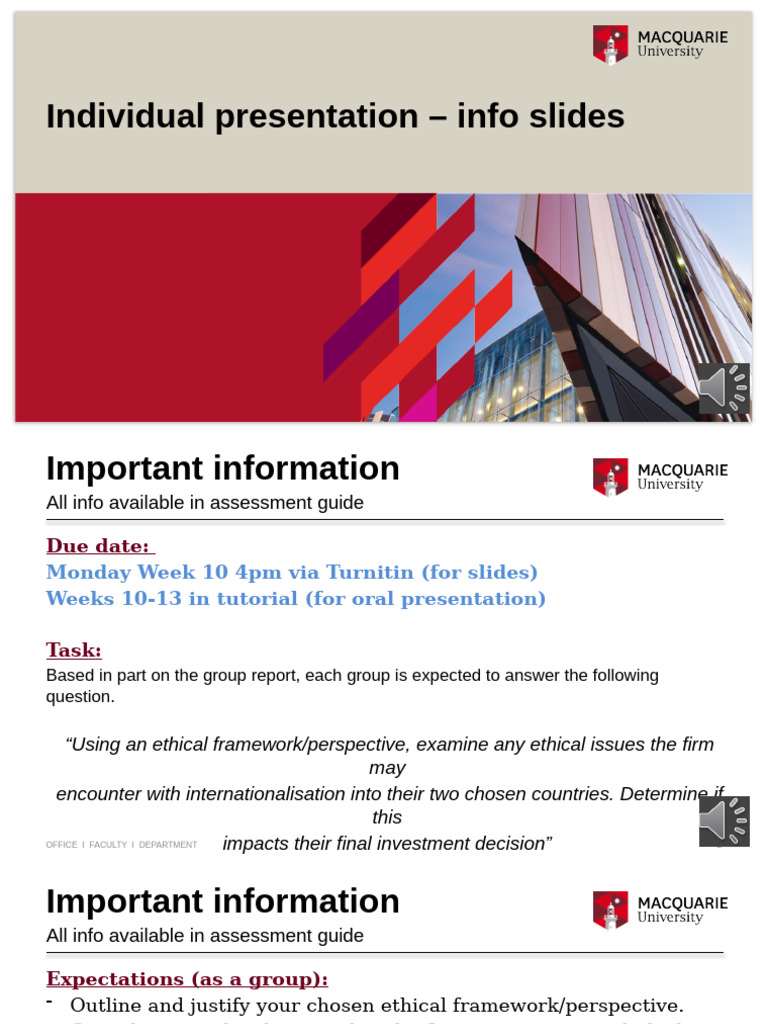 Presentation Overview Slides | PDF