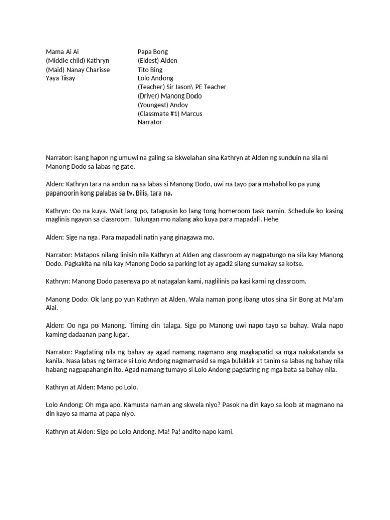 Filipino Script | PDF