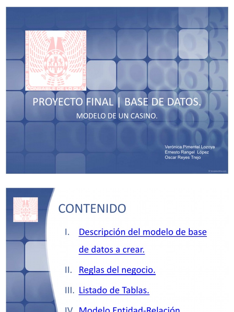 Proyecto Final Base de Datos | PDF