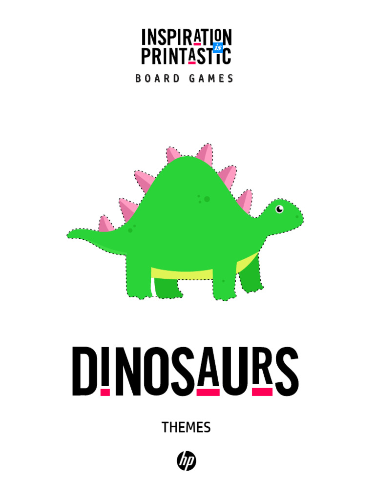 Printastic Board Games Themes Dinosaurs | PDF