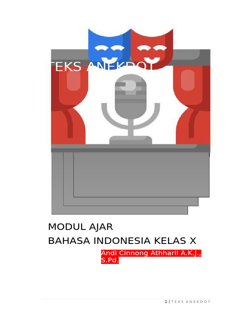 Glosarium B. Indo Teks Anekdot | PDF