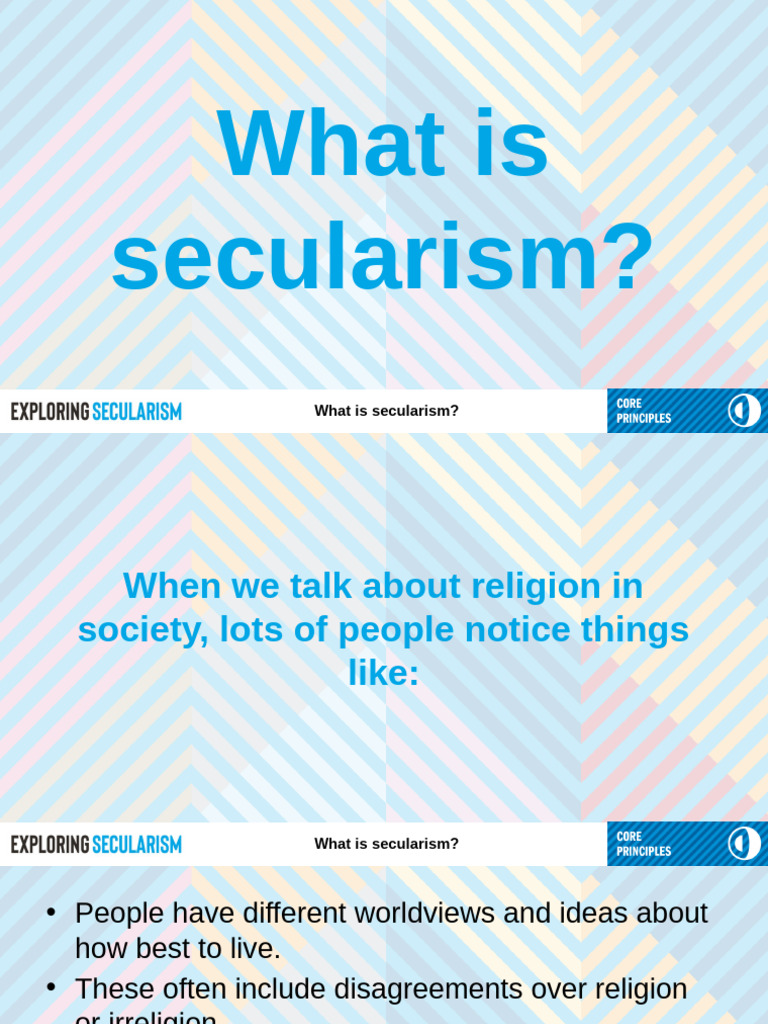 101 Presentation What Is Secularism | PDF