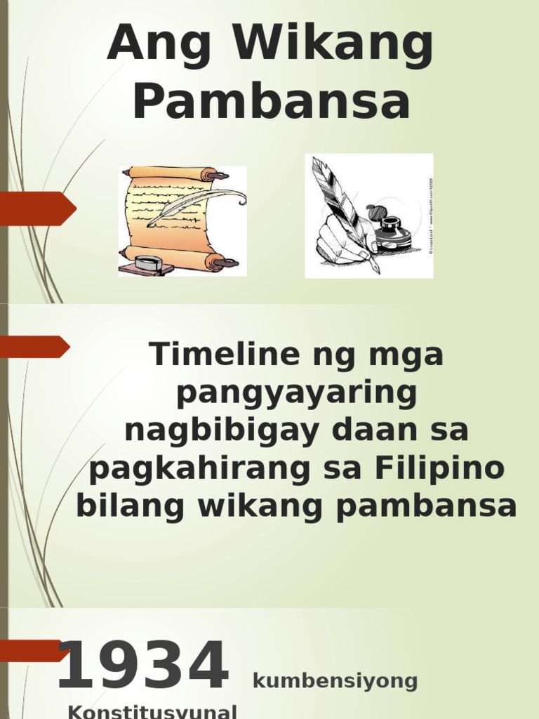 Wikang Pambansa | PDF