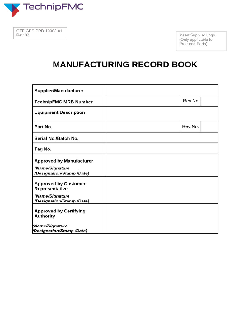 GTF Gps PRD 10002 01 - Rev02 | PDF