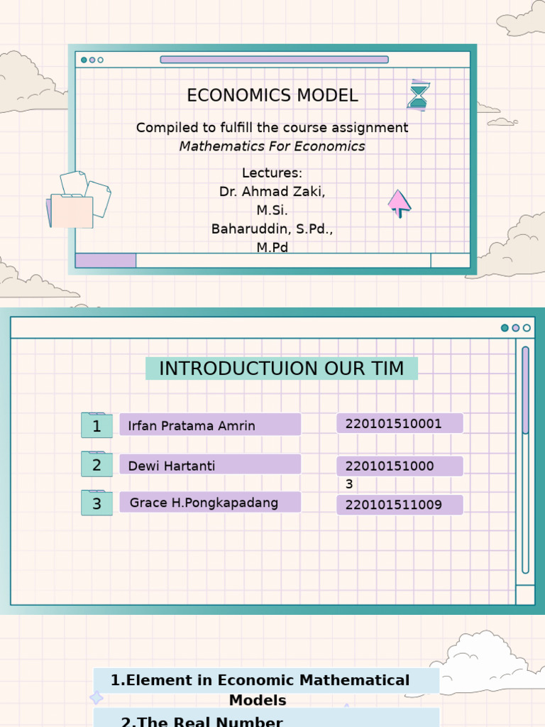 Economics Model KLP 1 | PDF