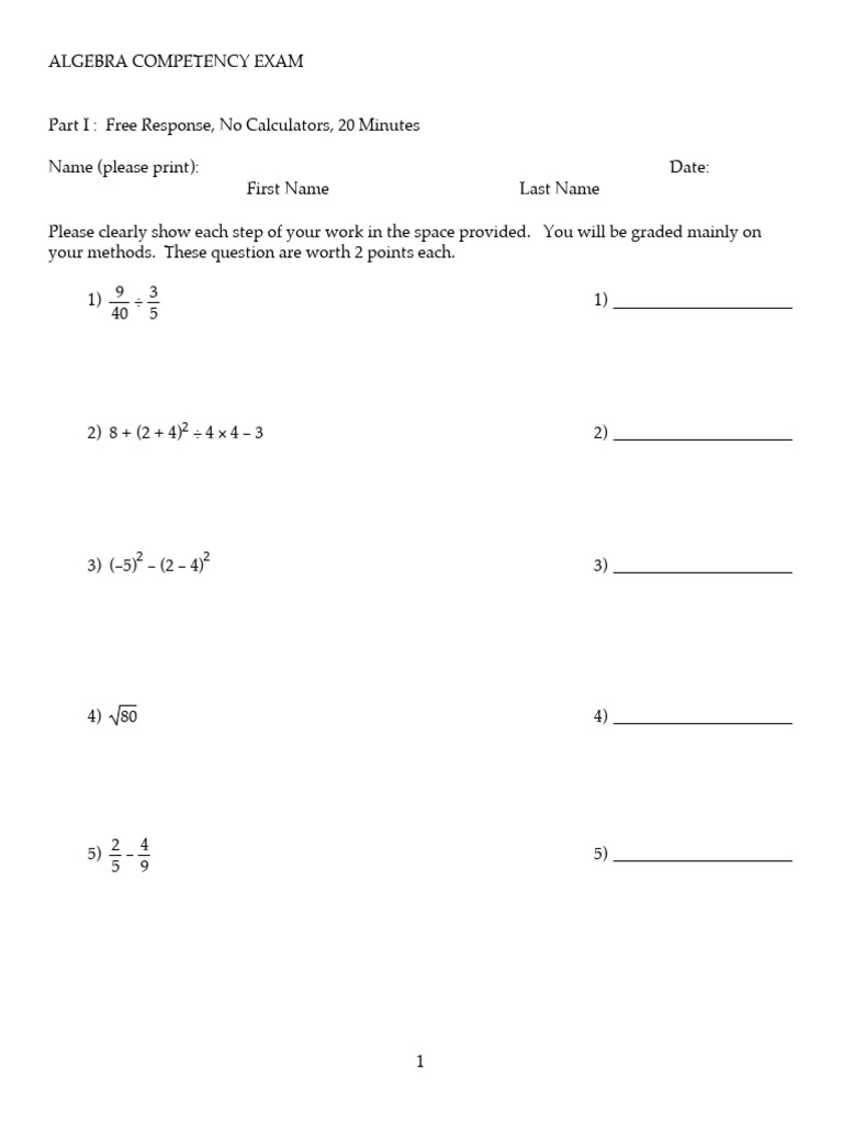 ACE Practice Exam-New-5.16 | PDF