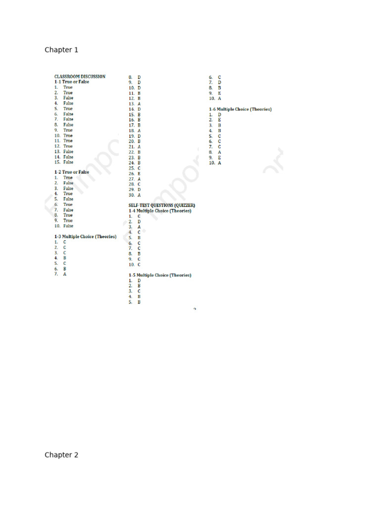 Chapter 1 To 5 | PDF