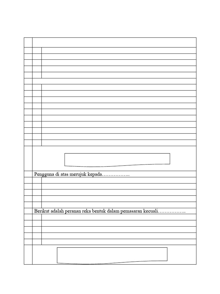 Ujian Satu RBT T3 2019 | PDF