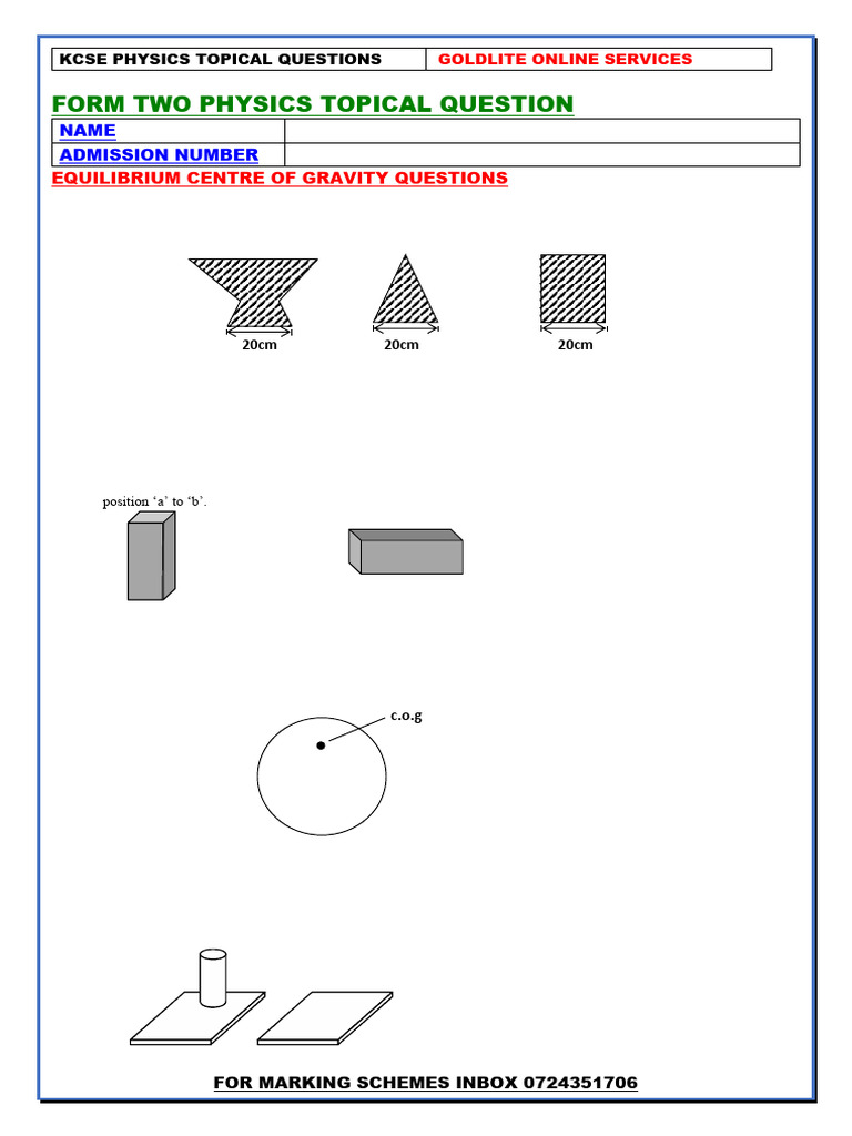 P.form Two Physics Topical Question | PDF | Waves | Teaching Methods & Materials