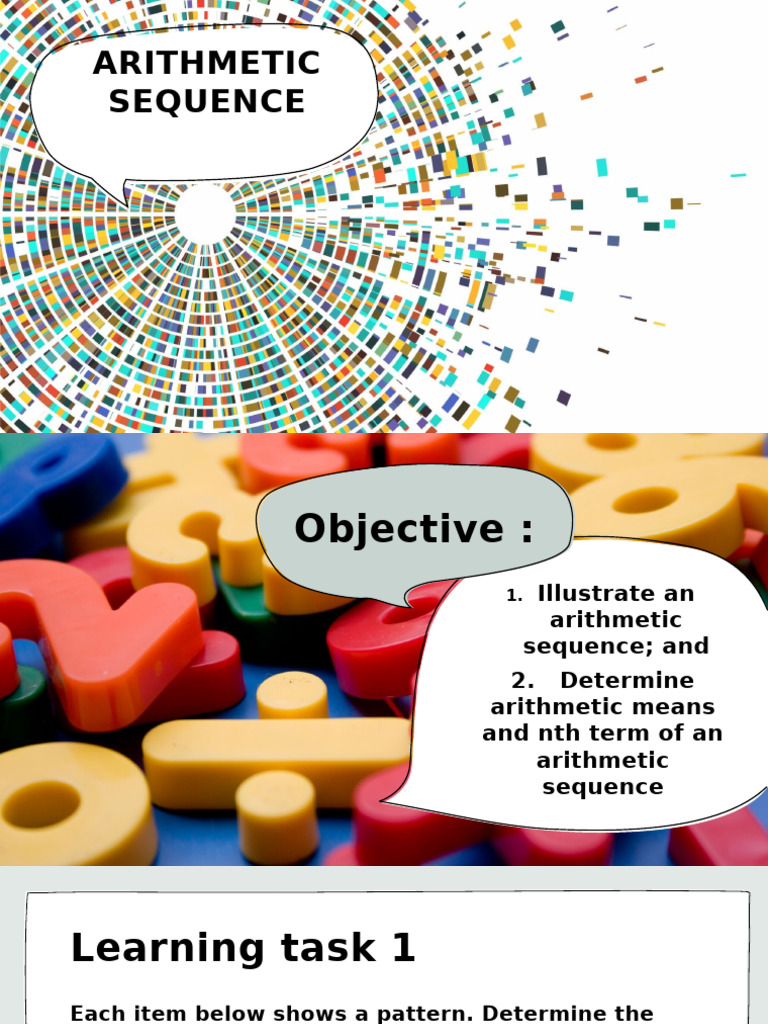 Week 2 Q1 Arithmetic Sequence | PDF
