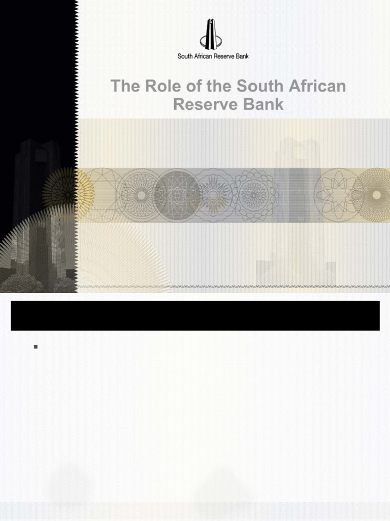 The Role of The SARB | PDF