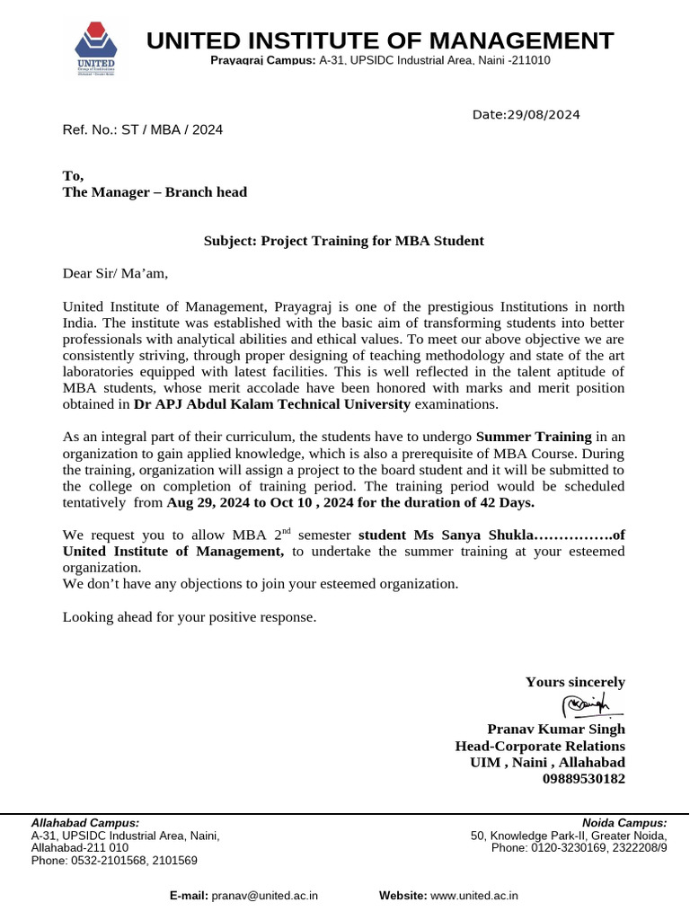 Ayush Summer Internship | PDF