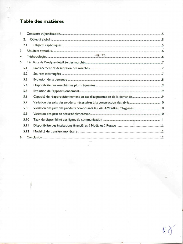 Etude Du Marché | PDF