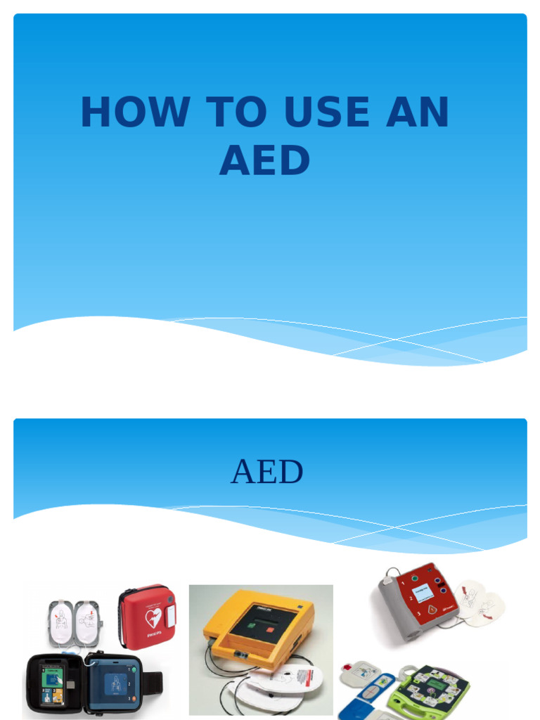 How To Use Aed | PDF