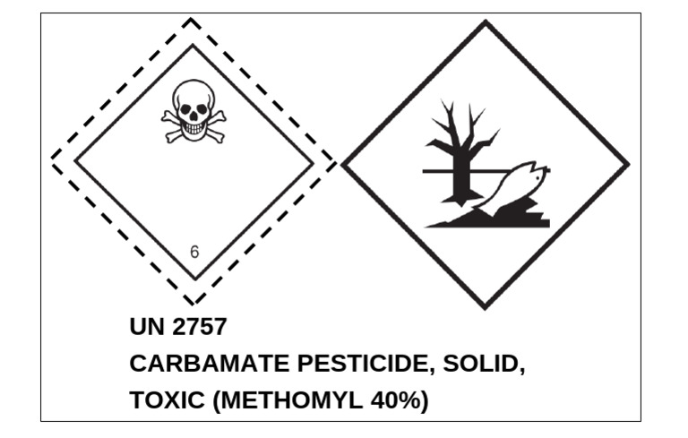 Label GHS Lannate 40 SP Untuk Palet Lannate PH | PDF