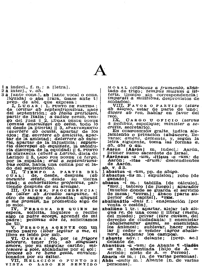 Diccionario Vox - Latín Español | PDF