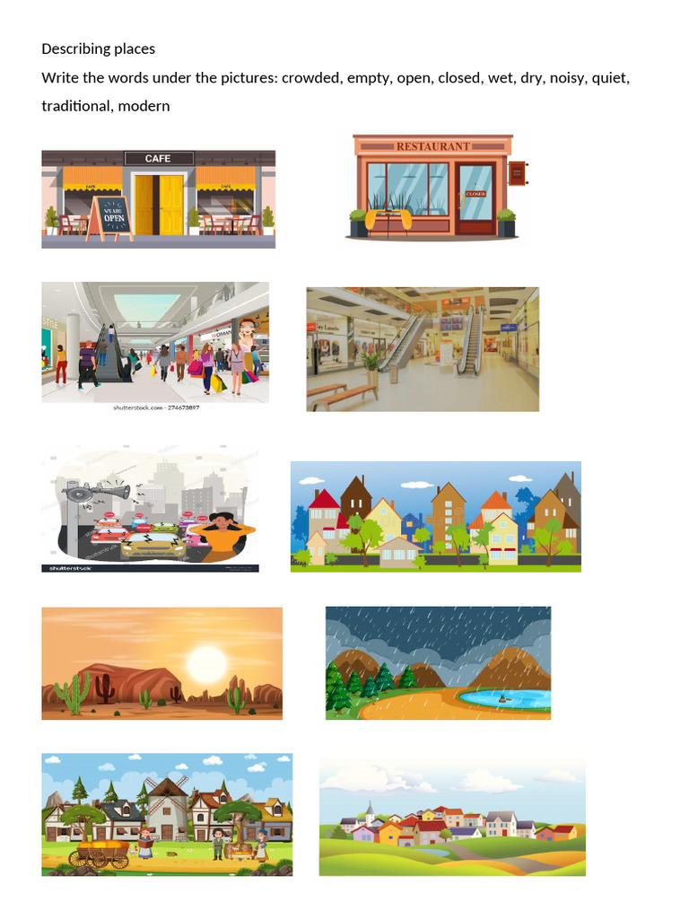 Describing Places | PDF